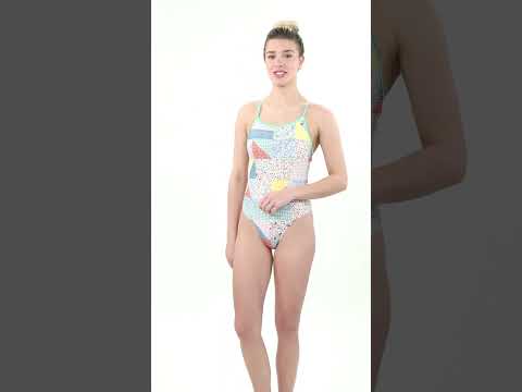 Sporti x Alex & Gretchen Walsh Country Picnic Kacey Double Cross One Piece... | SwimOutlet.com
