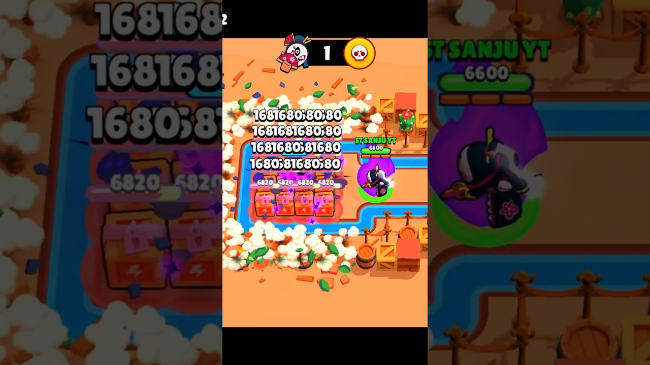 How Many TARA SUPER to Destroy 16 BOXES? BRAWL STARS #brawlstars #shorts