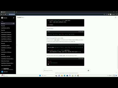 install python yaml