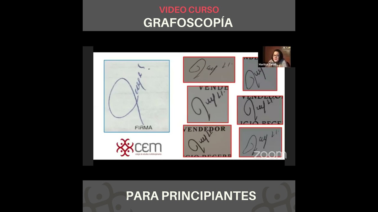 La firma- Signos de Falsificacion