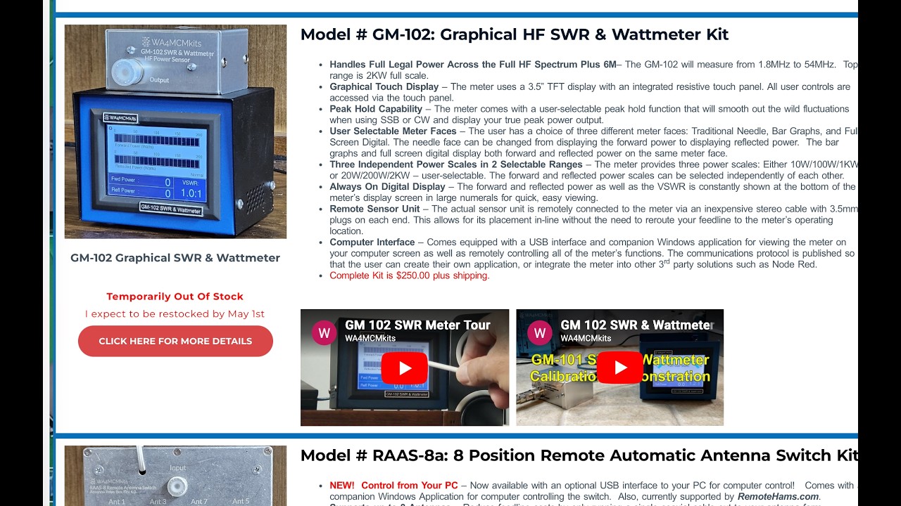 Ham Radio Kit Maker Don 