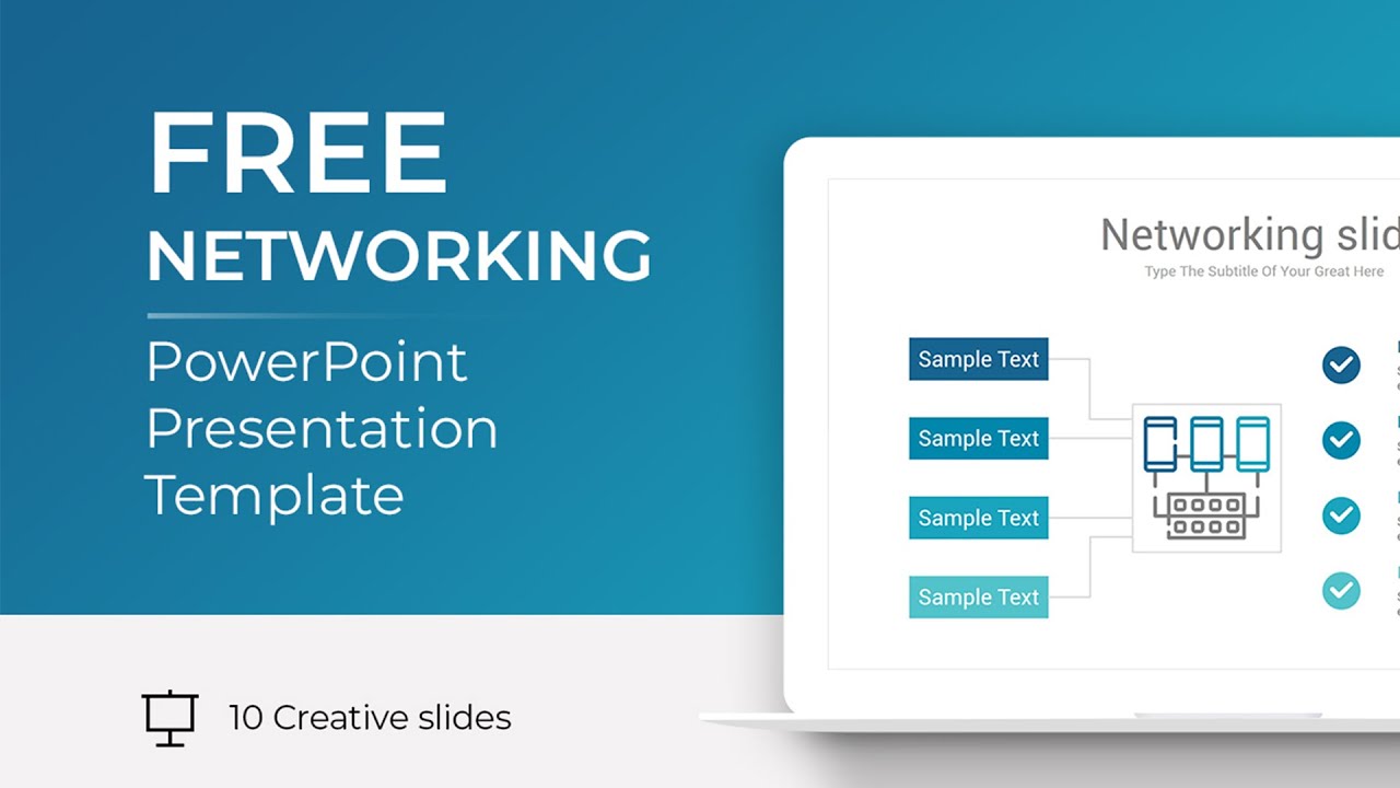 Free Networking PowerPoint Template - Nulivo Market