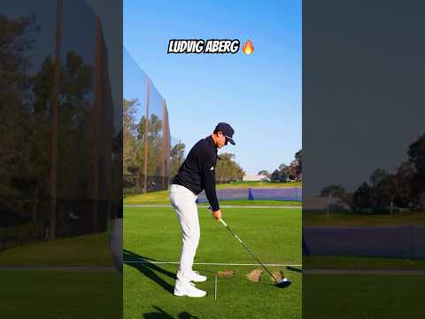 LUDVIG ABERG GOLF SWING 🔥 ALL GOLFERS - COPY THIS MOVE! 🏌️♂️ #golf #golfswing #ludvigaberg