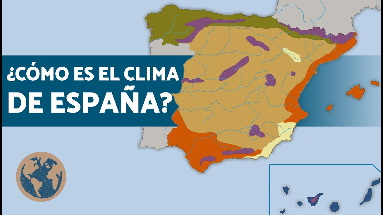 ¡Tipos de CLIMA en ESPAÑA!⛈️(Clima Mediterráneo, Continental, Atlántico, de Montaña y Subtropical)