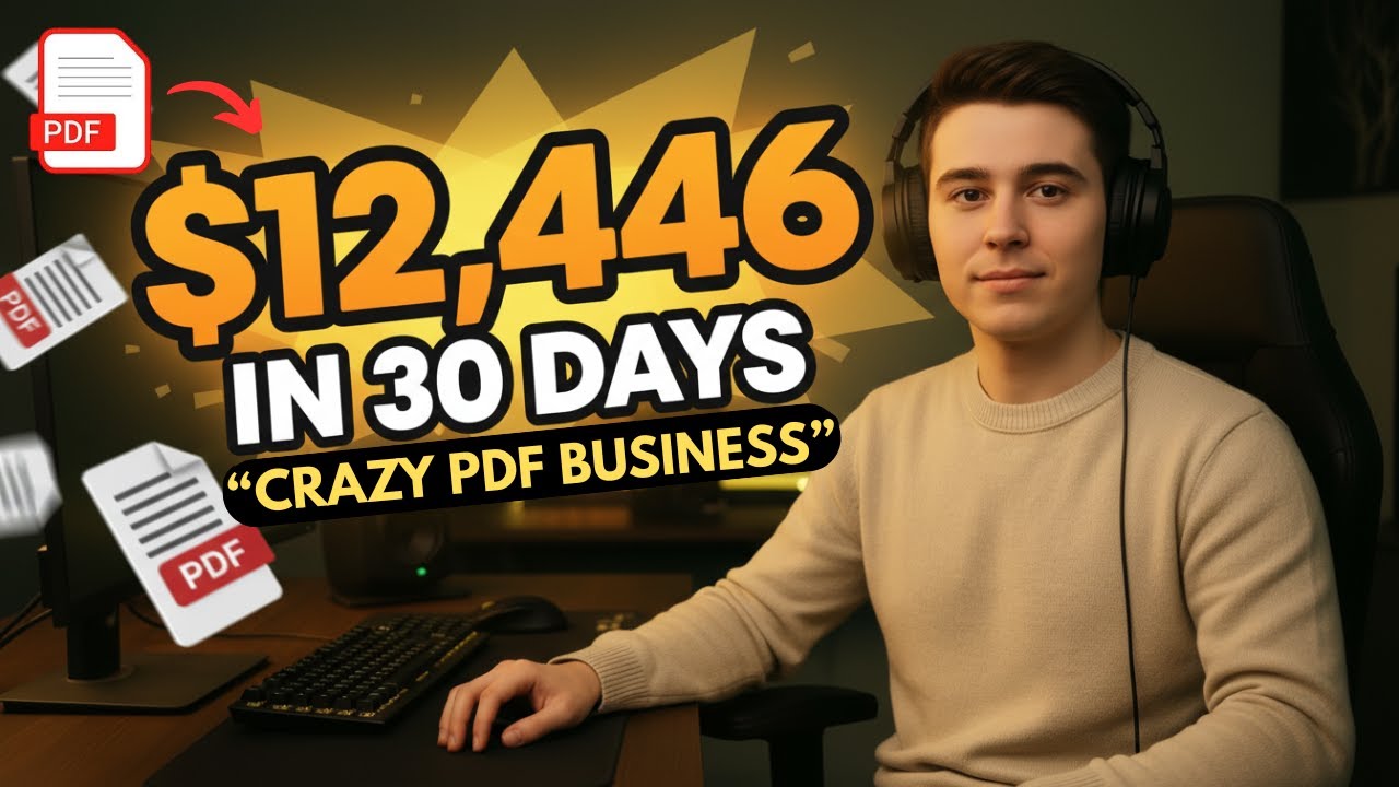 I Had 30 Days to Make $10,000… So I Tried This Crazy PDF Business