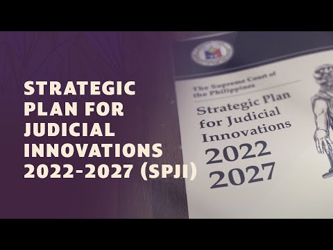 Strategic Plan for Judicial Innovations 2022-2027 (SPJI)