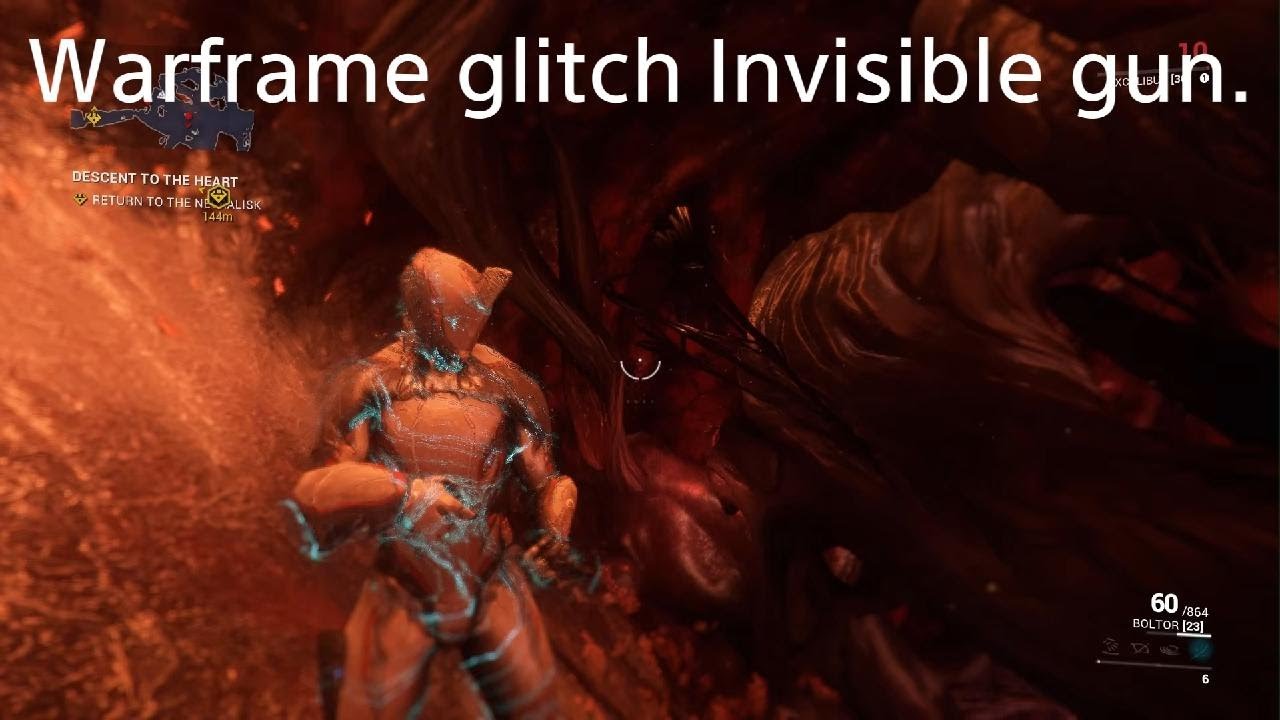 Warframe Invisible gun glitch