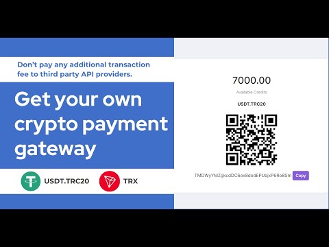 Free crypto payment gateway solution. No third party API fee to pay. Own gateway receive and send