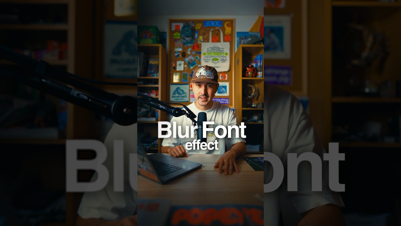 Easy Font Blur Effect✨