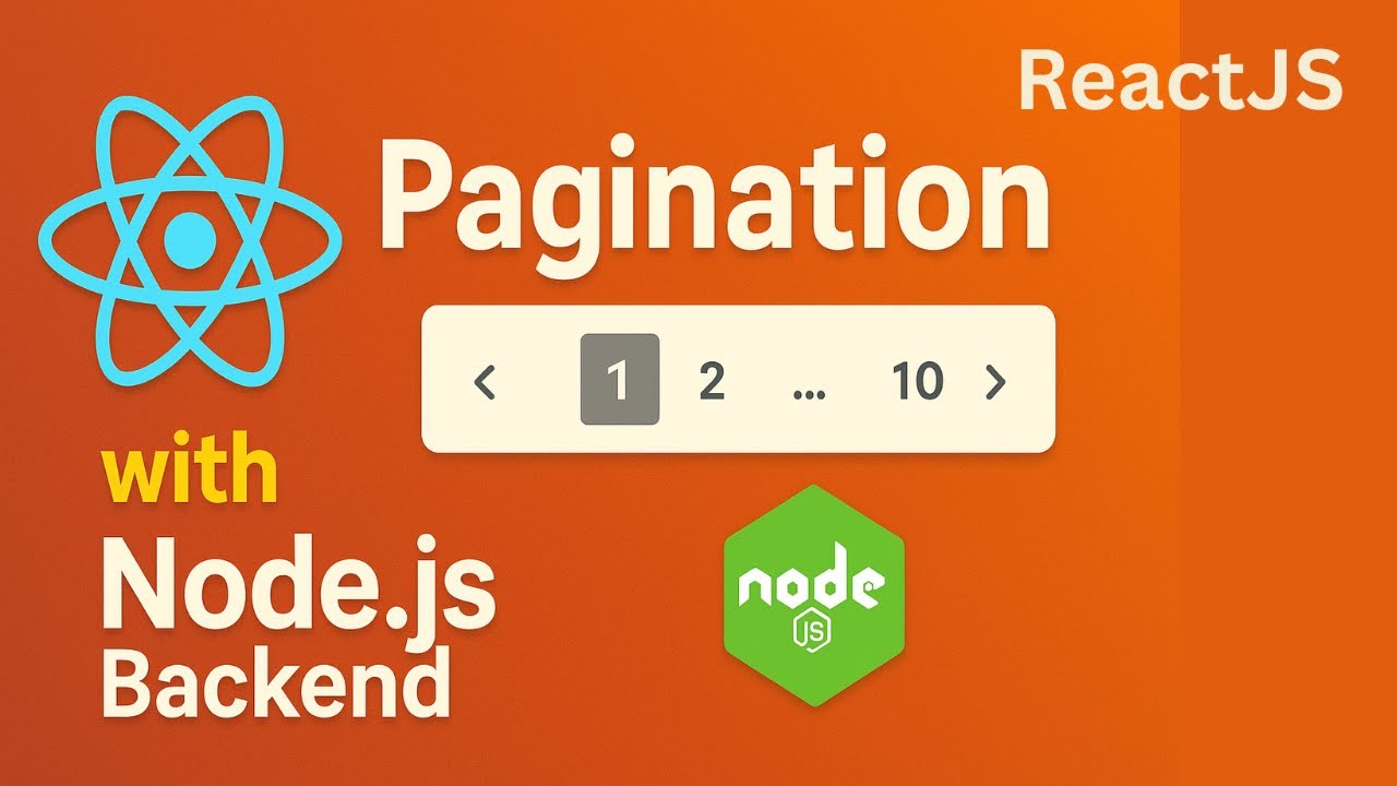 React JS Pagination using Node.js and Express API | Full Stack Tutorial