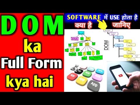 what is DOM | DOM full form | DOM kya hai | DOM meaning | DOM | DOM ka full form | DOM stands for