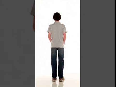 Harriton M265Y Youth Easy Blend Polo Buy at ApparelnBags.com