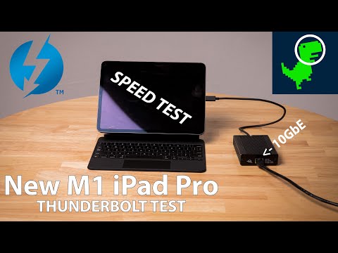Running 10GbE networking on the New M1 iPad Pro - Thunderbolt 3 test