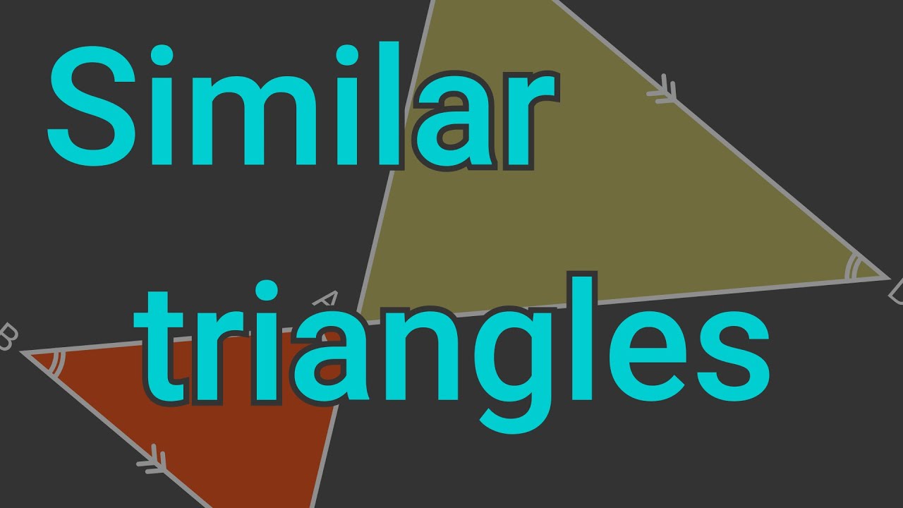 Similar triangles