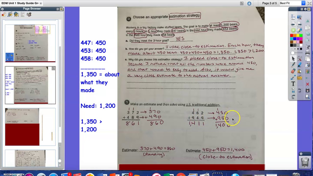 EDM Unit 1 Study Guide (Grade 4)