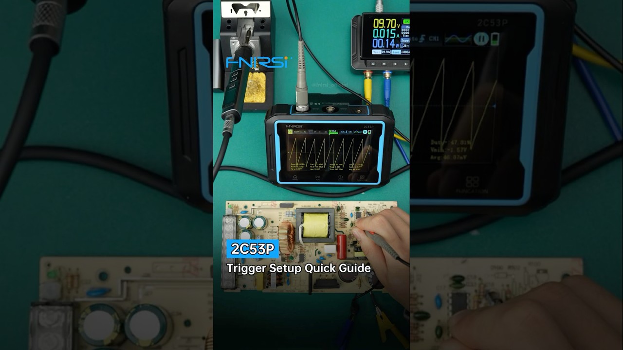 FNIRSI 2C53P Oscilloscope Trigger | Missing 7500BD signals? Fix it now!
