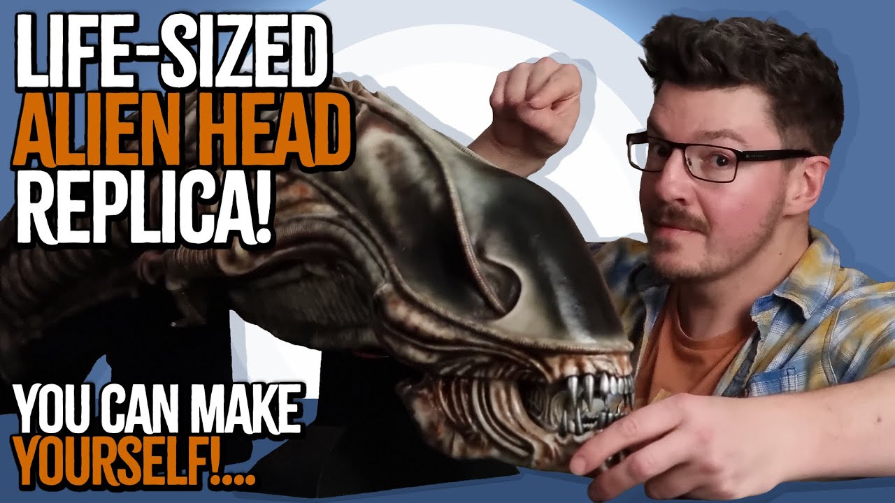 UNREAL 3D printed Alien head vs £1000+ official replica