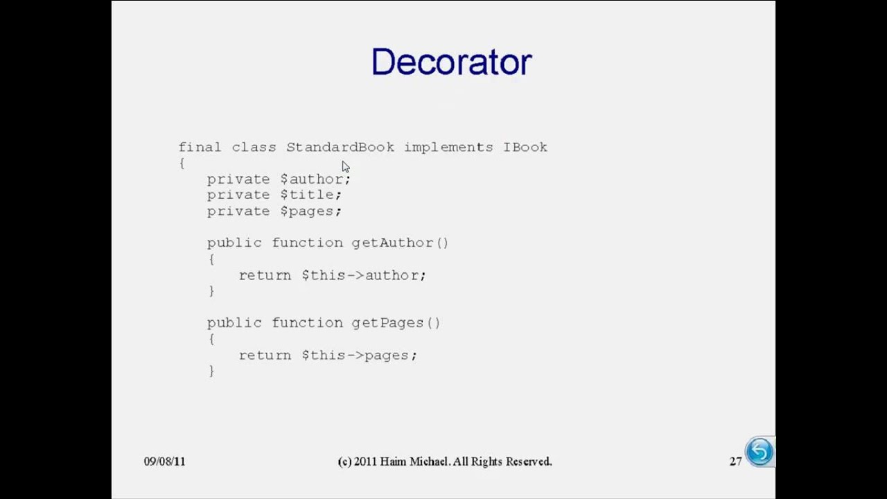 Classic Design Patterns in PHP