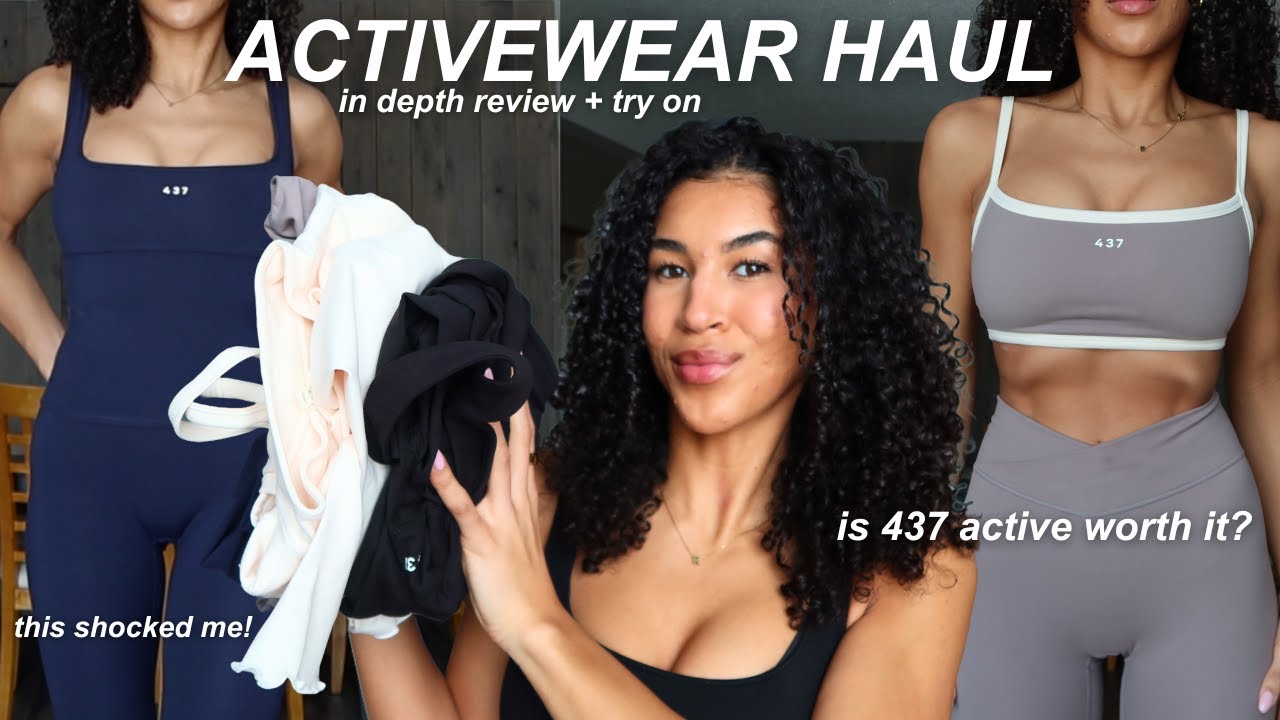 HUGE Activewear Haul: 437 Activewear Review + Try On Haul