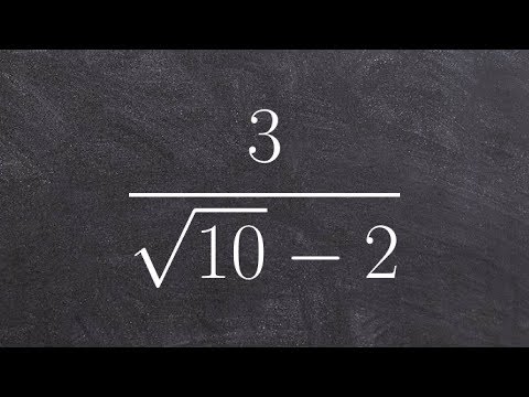 Simplify an expression by rationalizing the denominator