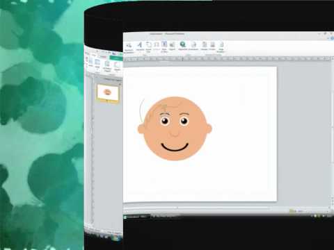 Creating Clip Art Faces using Autoshapes