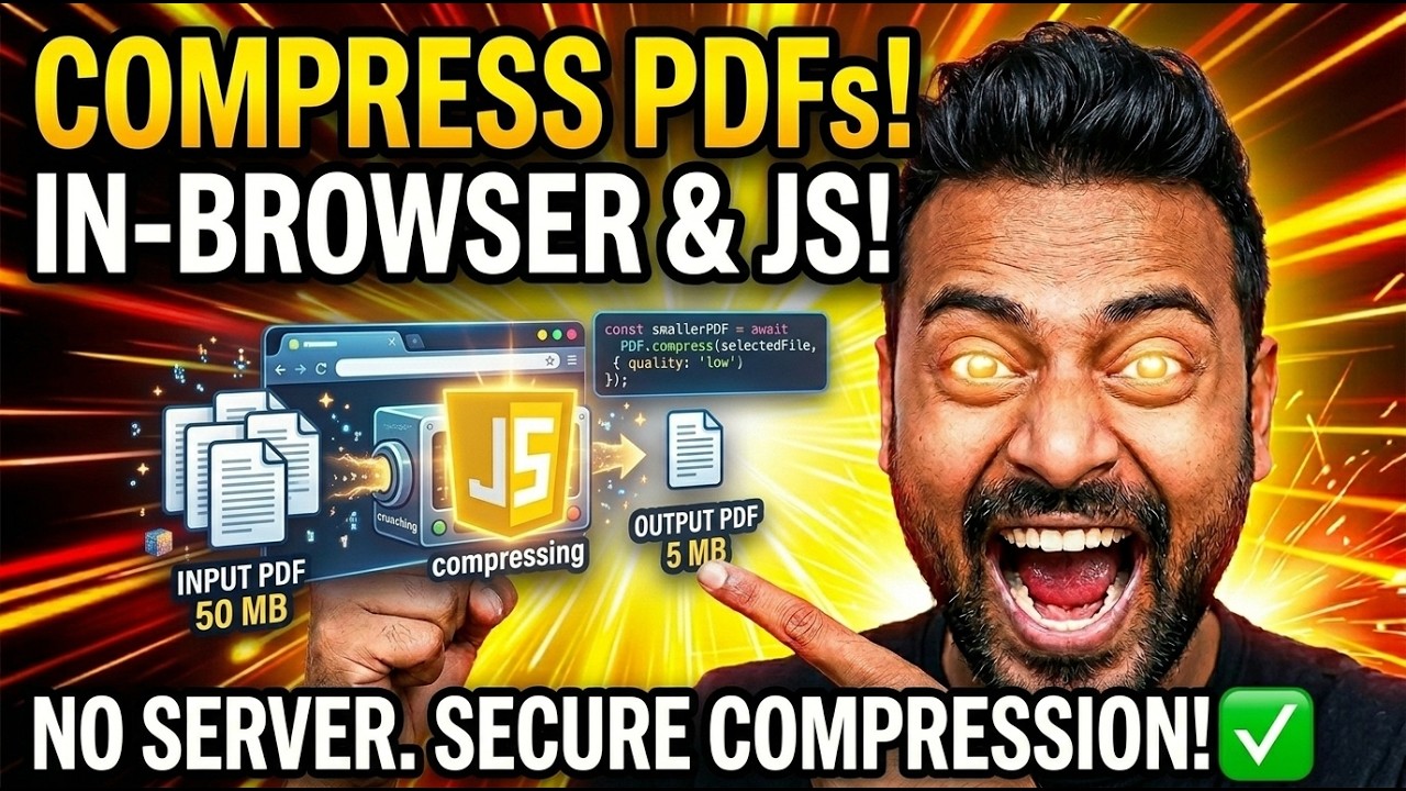 How to Compress PDF Files in the Browser Using JavaScript