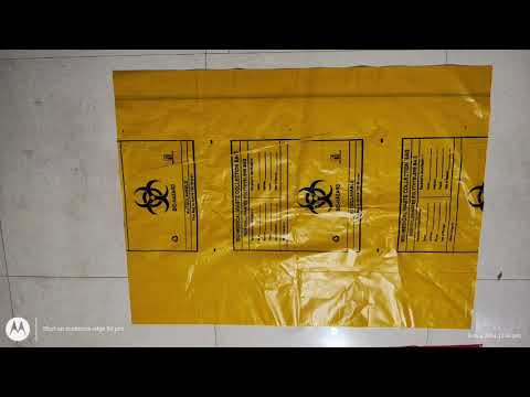 Biomedical waste Garbage bag(Red) | Available on IndiaMART