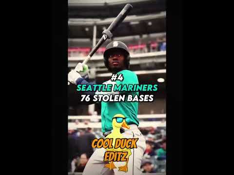 MLB teams with the most stolen bases this season #MLB #Baseball #Edit #Subscribe #clutchsummercomp