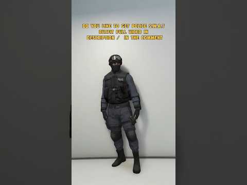 SWAT POLICE Outfit in GTA 5 online / gta 5 online swat noose outfit #gta
