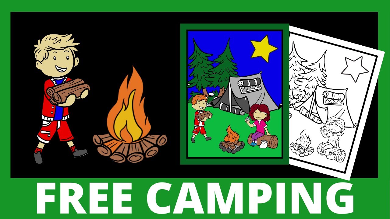 Free Printable Camping Coloring Pages