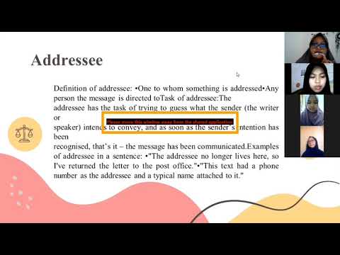 Social Meaning Presentation and Some Terms' Definition