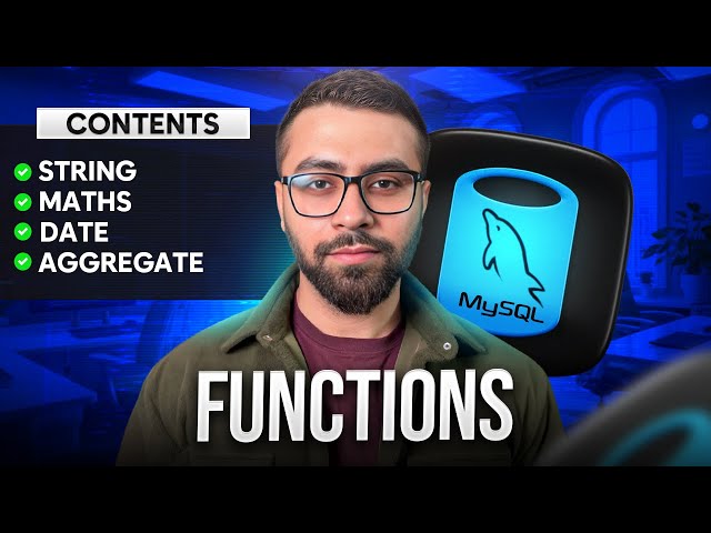 Mastering SQL Functions: A Comprehensive Guide to String, Date, Math, and Aggregate Functions ...