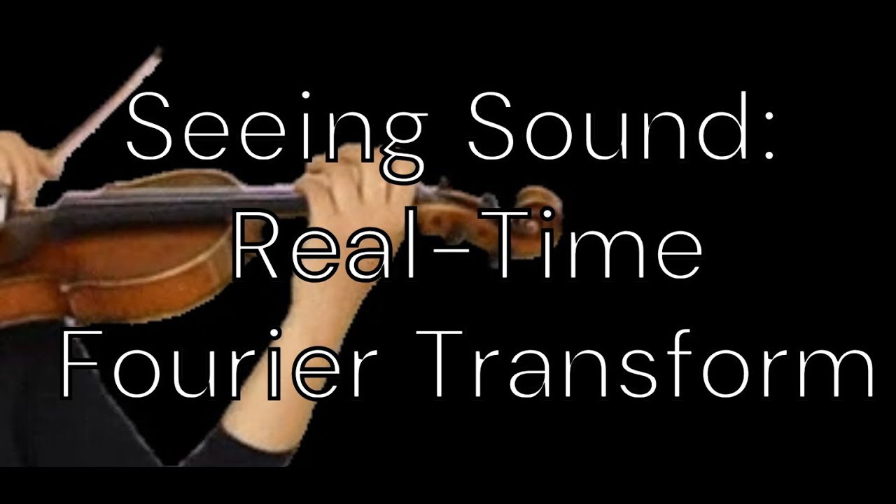 Seeing Sound: Real-Time Fourier Transform Visualization with Python