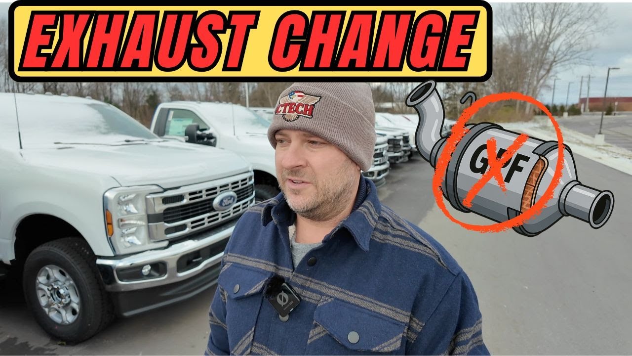 2026 Ford Superduty Powerstroke Diesel exhaust change | 7.3l get a Gasoline Particulate filter 2027?