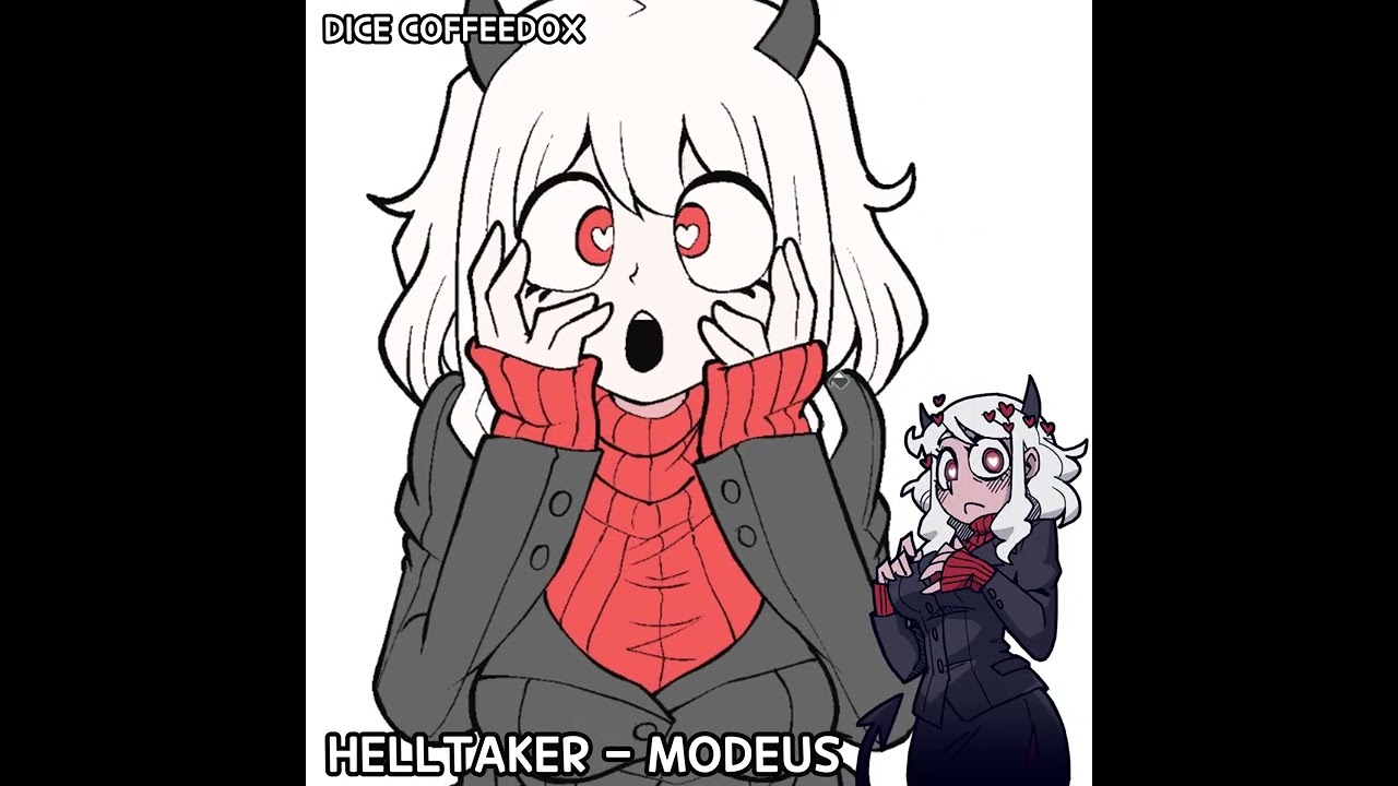 Drawing character Coloring request [ Helltaker - Modeus ]