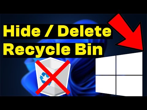 How to Hide or Delete Recycle Bin Icon From Desktop on Windows 11