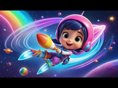 Rara Rocket Shoots Up High | Space Adventure Song for Kids | Nursery Rhymes in English