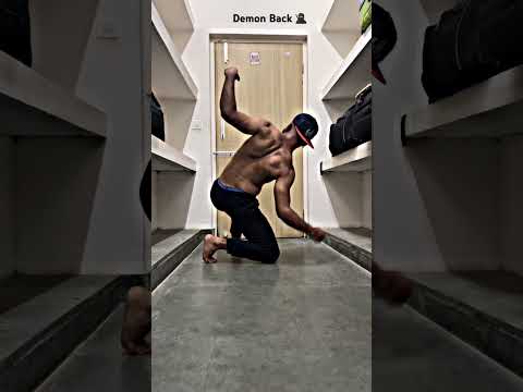 Demon back 🥷||Back pose #shorts