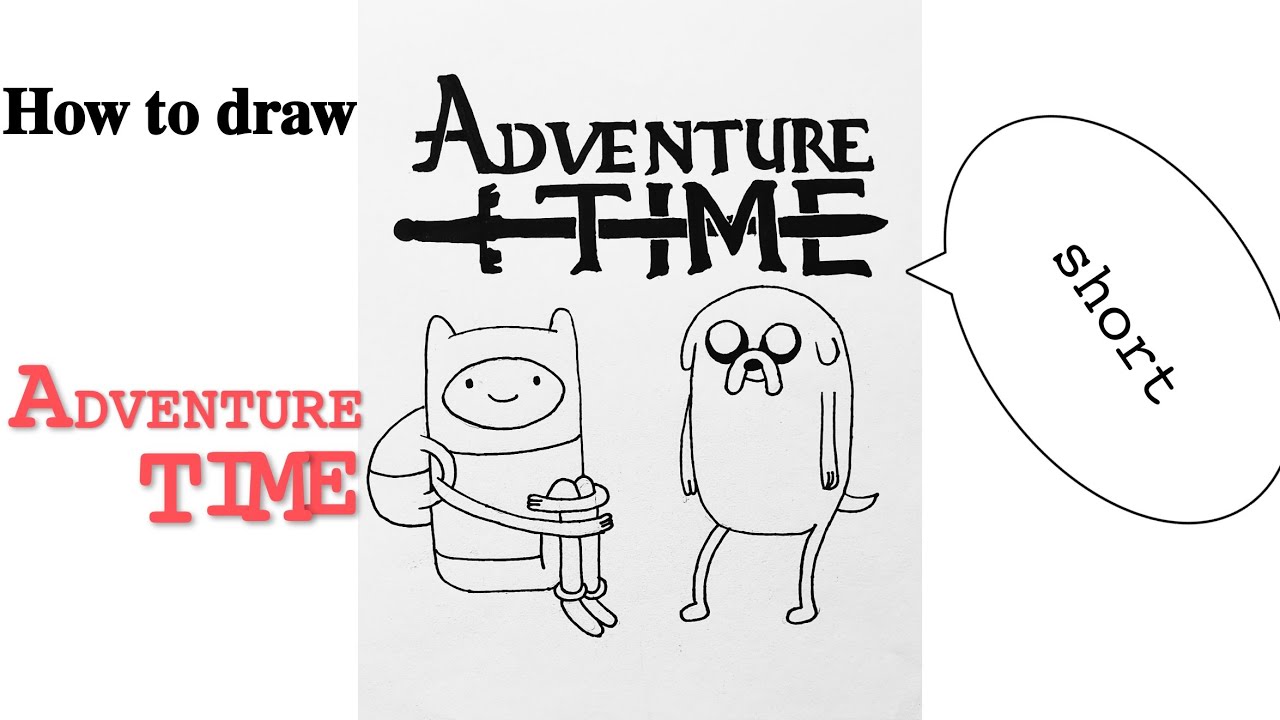 How to draw Finn the Human / step by step / adventure time /Easy drawing / cartoon character / short
