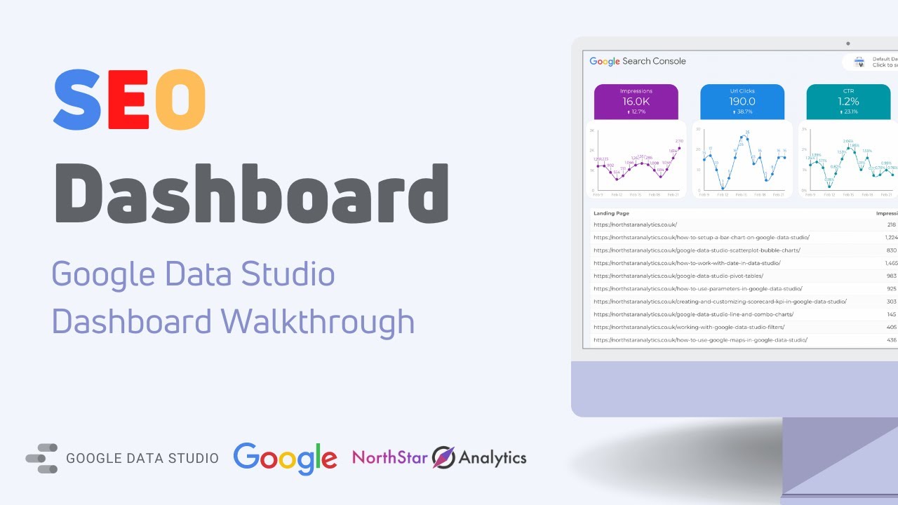 Google Search Console Data Studio Template Walkthrough