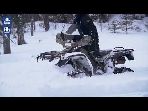The ATV UTV Camoplast T4S track system is built for deep deep snow