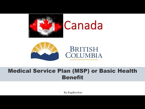 Canada | Medical Service Plan (MSP) or Basic Health Benefit