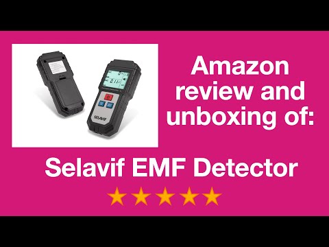 Amazon review and unboxing of Selavif EMF Tester