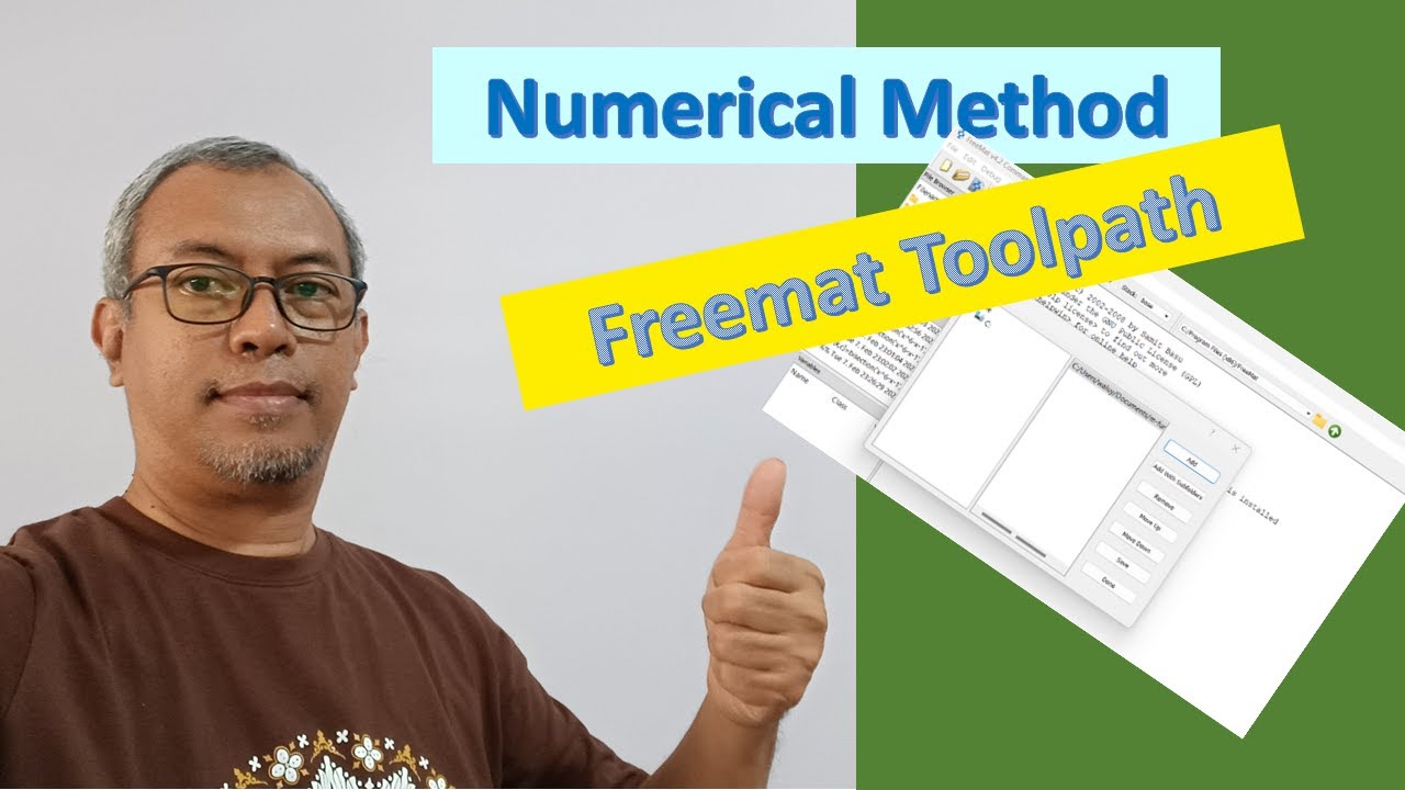 Numerical Method - Freemat toolpath