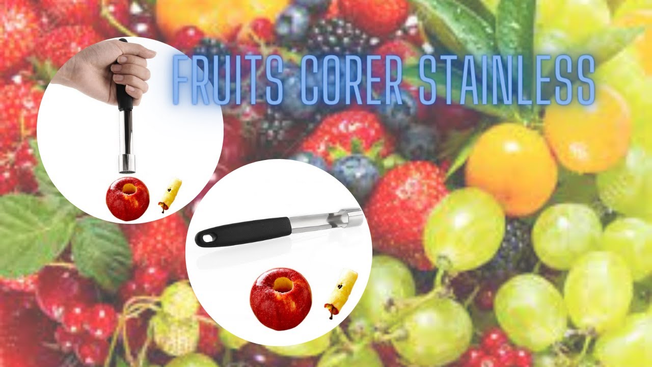 Apple Corer Stainless | Steel Fruit pear seeder vegetable slicer peeler | kitchen tool |little henny