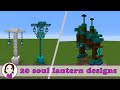 20 Soul lantern designs Minecraft Map