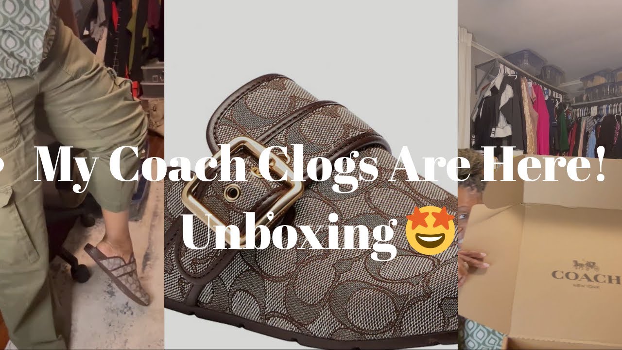 Coach Clogs Haul: Unboxing, Details & How They Fit!”