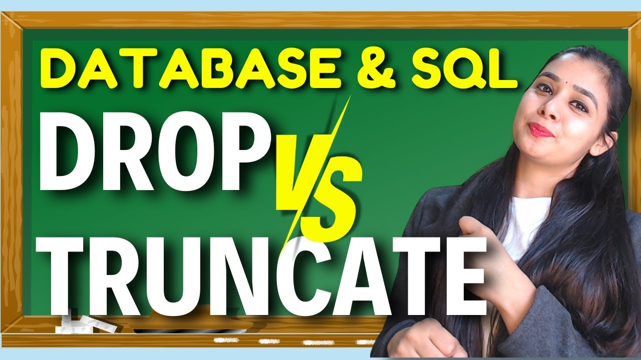 Database & SQL | Difference Between DROP & TRUNCATE | Class 12 CS/IP | #SQL #class12ip #cbse #mysql
