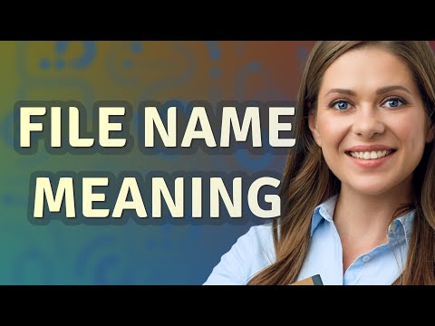 File name | meaning of File name