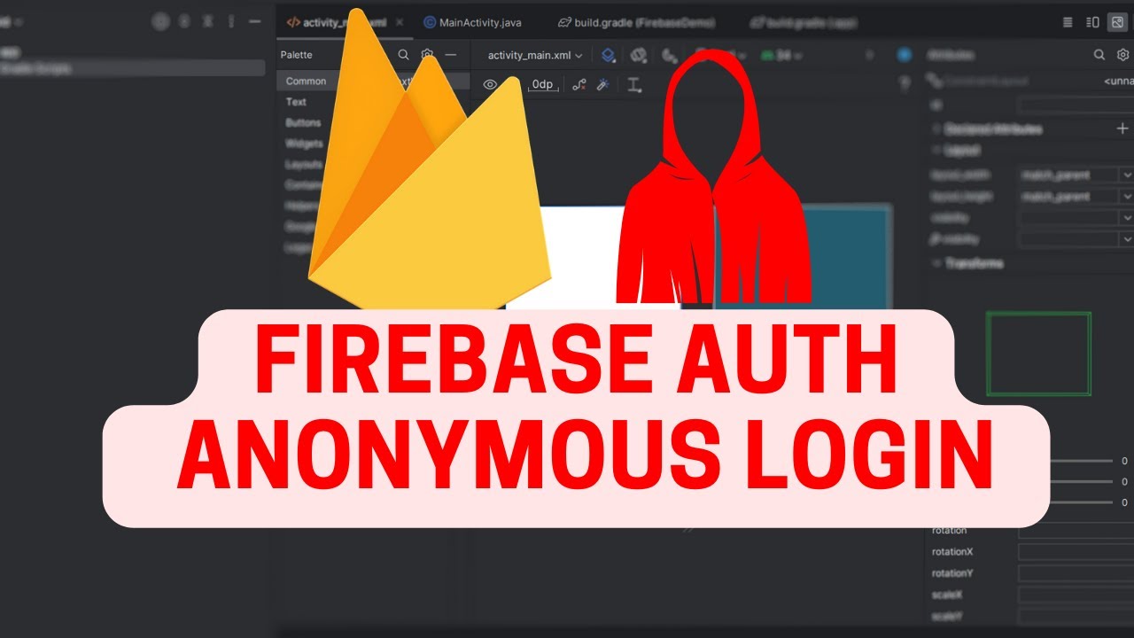 Android Firebase Course #11 : Firebase Anonymous Login.